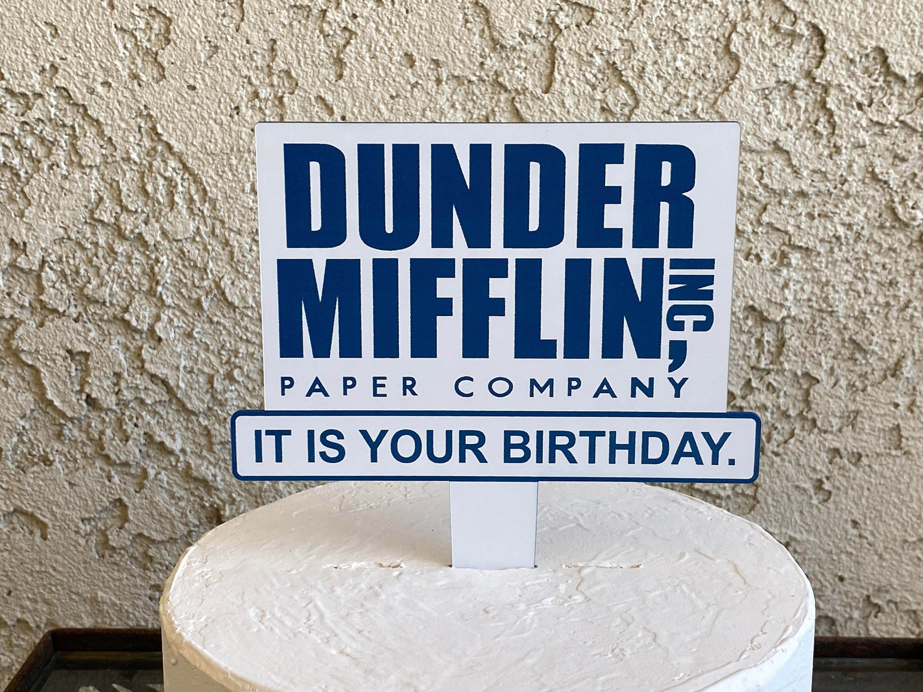 The Office Reusable Cake Topper - Etsy
