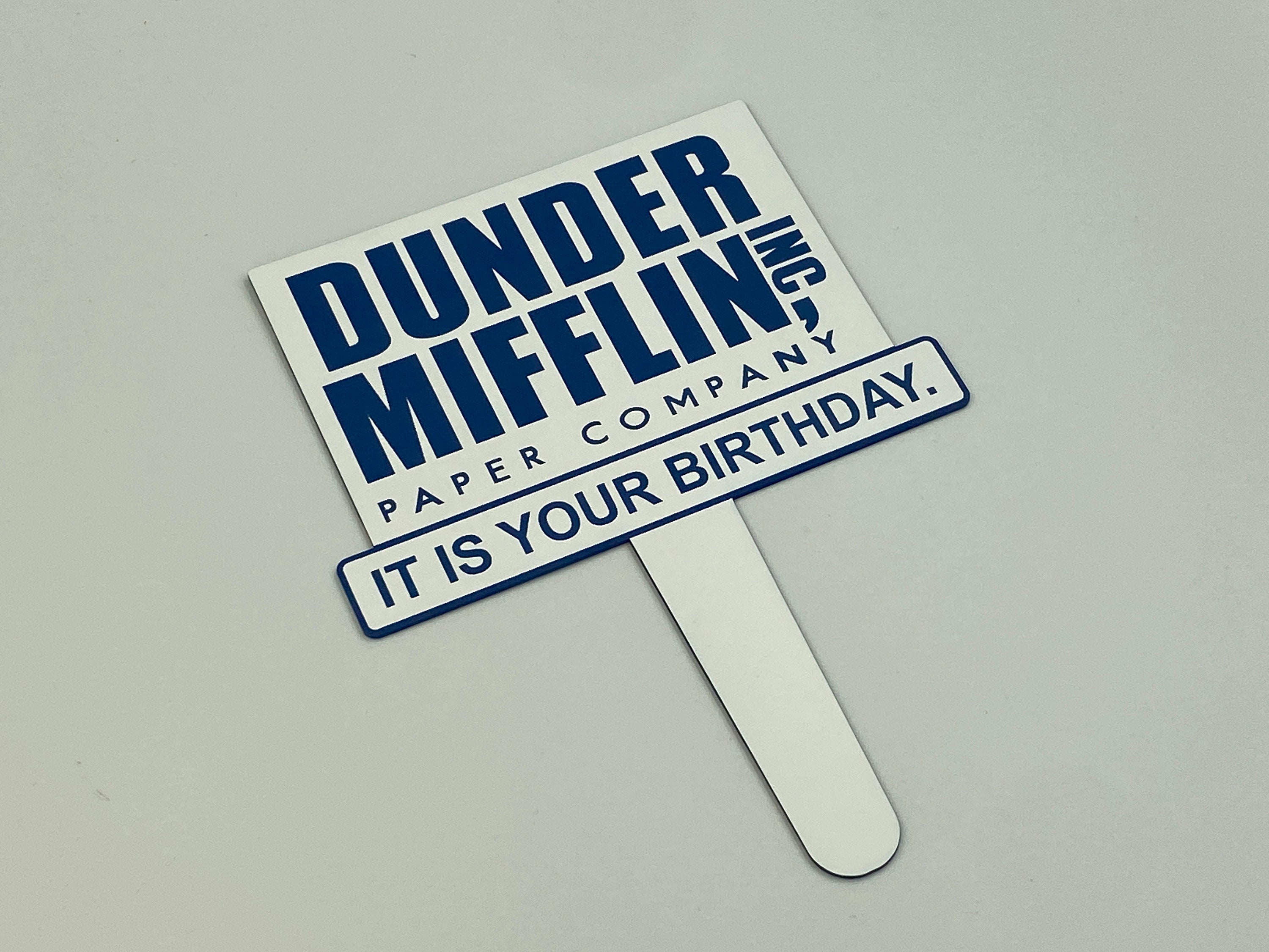 The Office Reusable Cake Topper | Etsy