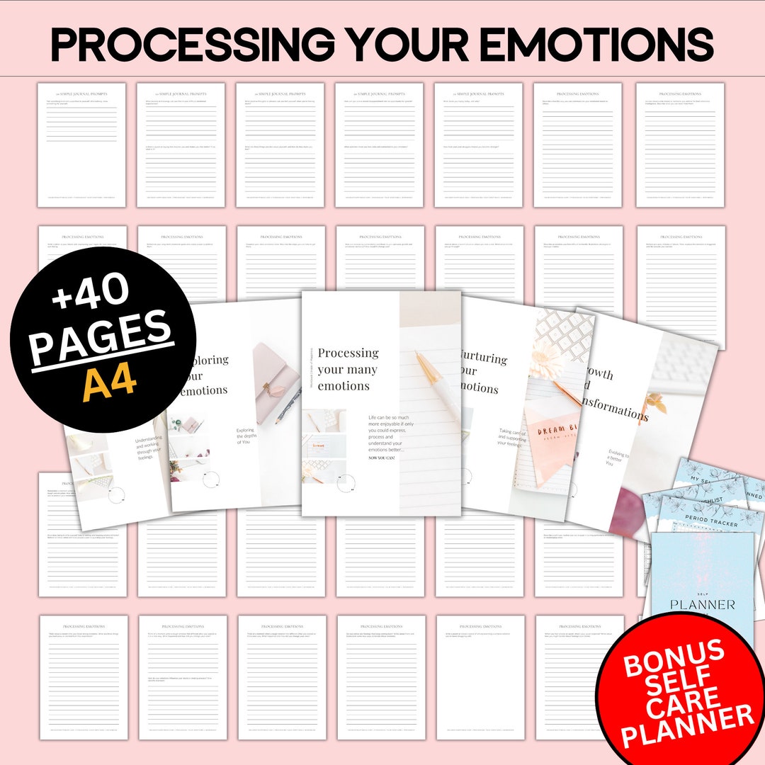 Emotional Processing Writing Prompts Printable, Journaling for Self ...