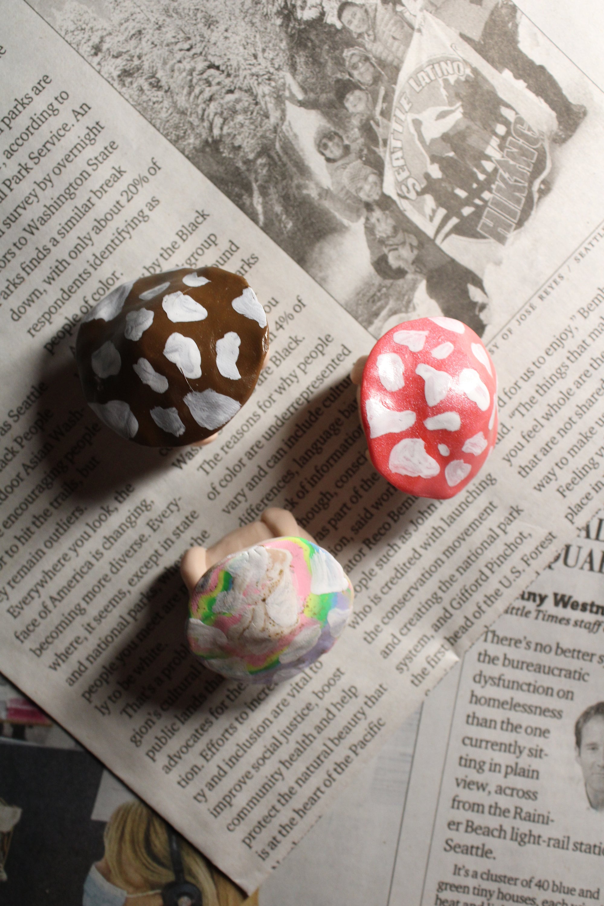 Cottagecore Clay Mushroom Creatures Cute Creatures Made From - Etsy