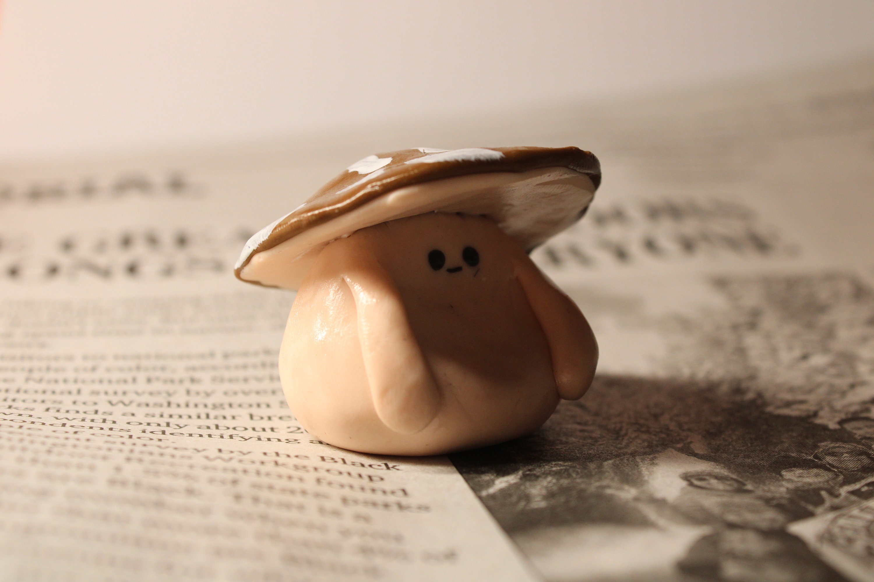 Cottagecore Clay Mushroom Creatures Cute Creatures Made From - Etsy