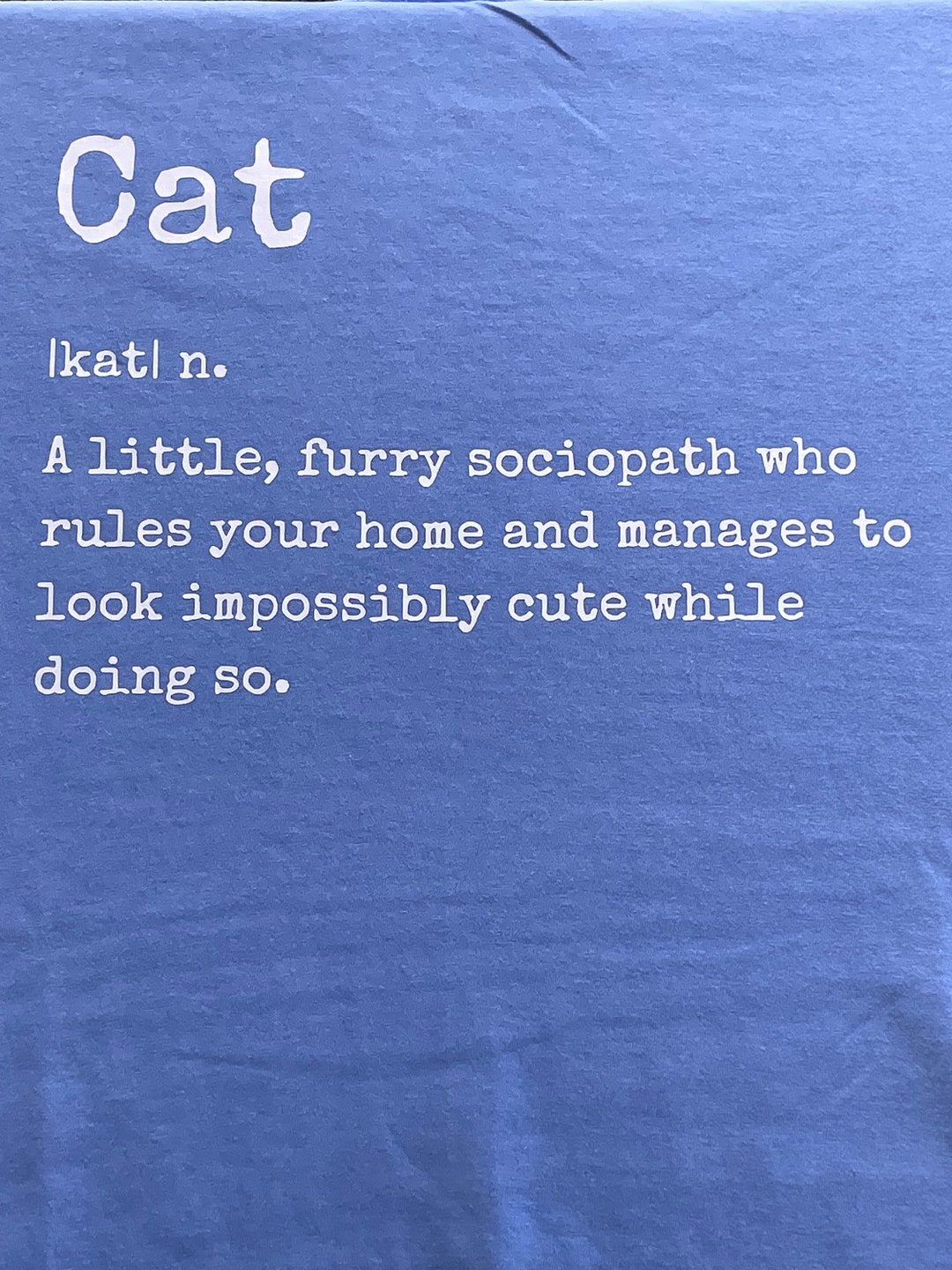 Cat Definition T-shirt - Etsy
