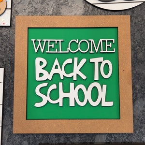 Back to School Tiered Tray Decor, School Tiered Tray Decor, Classroom ...