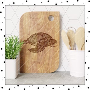 Laser File Turtle SVG DXF PNG Laser Engraving Turtle Gift Animal Turtle ...