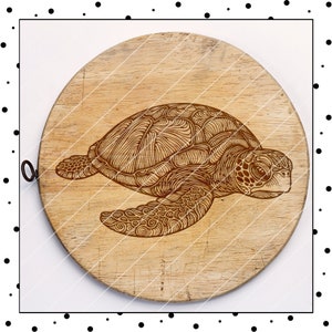 Laser File Turtle SVG DXF PNG Laser Engraving Turtle Gift Animal Turtle ...