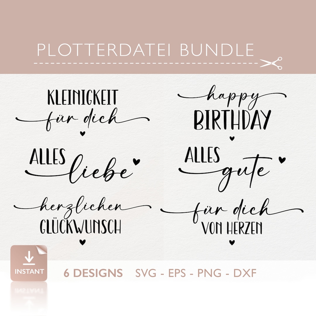 Plotter File Happy Birthday SVG Eps DXF PNG Vector Plotter - Etsy