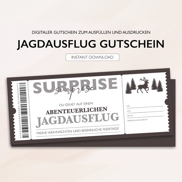 Hunting Ticket - Etsy