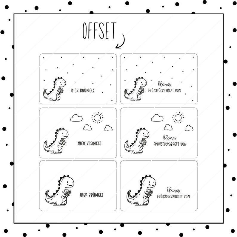 Laser File Breakfast Board Dinosaur SVG EPS DXF Breakfast Board Dino ...