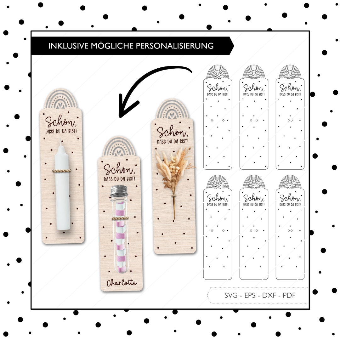 Laser File Guest Gift Confirmation Baptism Back to School Birthday SVG ...