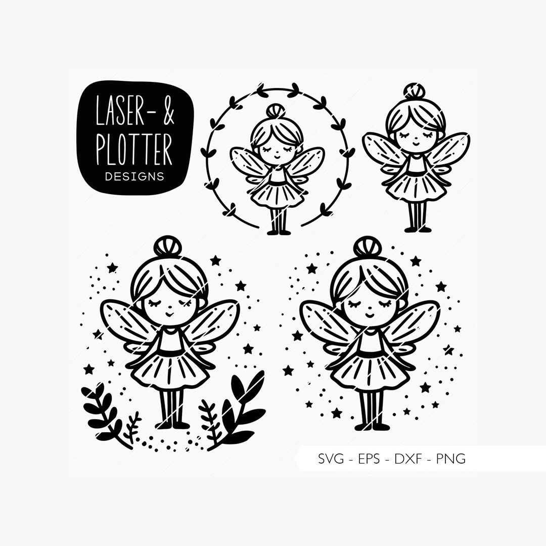 Arquivo para plotter de fadas em SVG, EPS, DXF e PNG | Digistamp ...