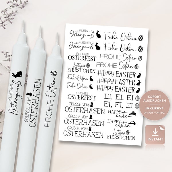 Easter Candles - Etsy