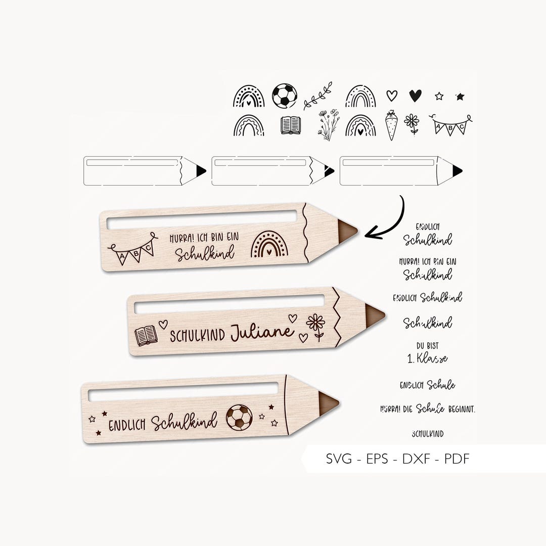 Laser File Reading Aid School Cone School Enrollment SVG EPS DXF ...