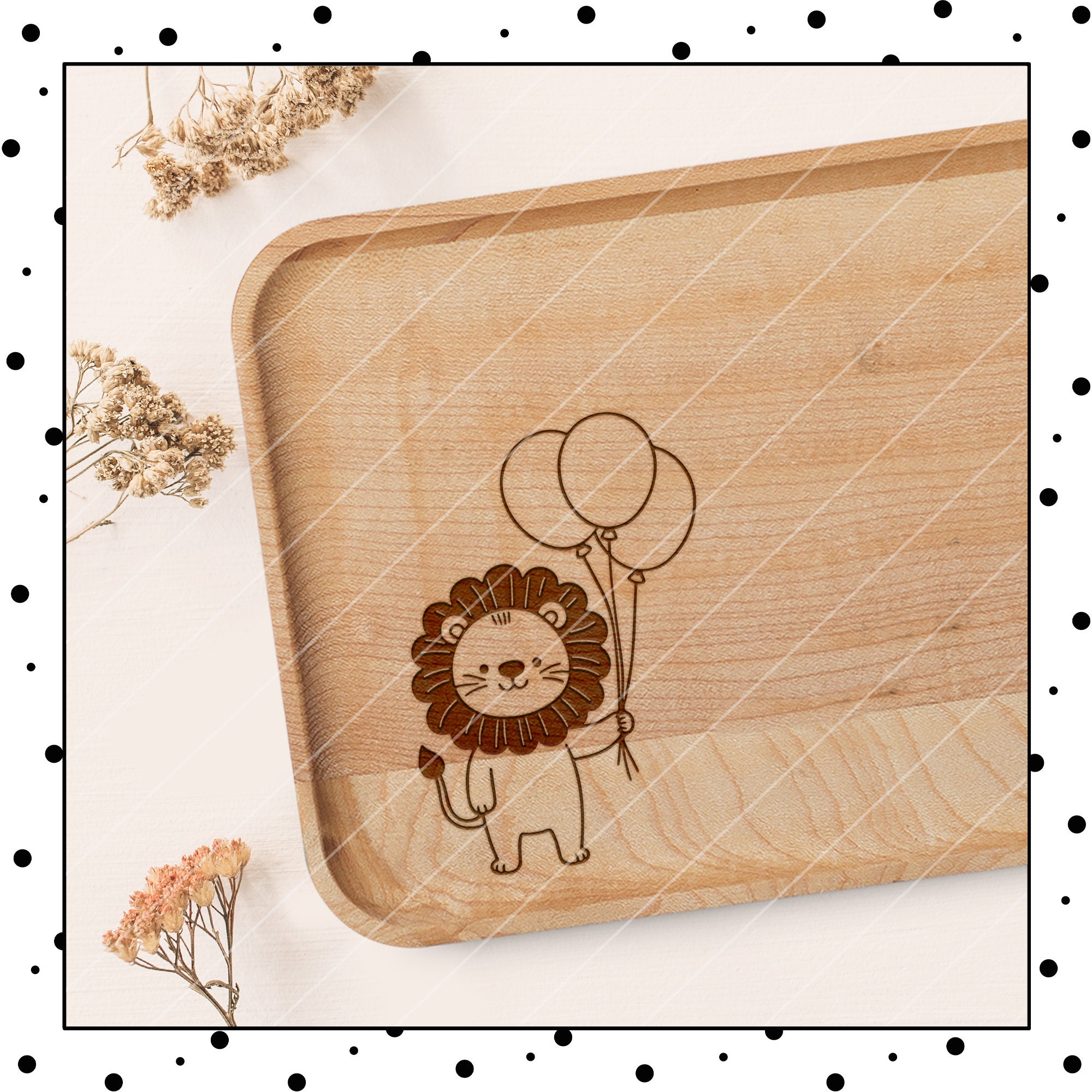 Plotter File Lion SVG Eps DXF PNG | Digistamp Cute Lion Laser File ...