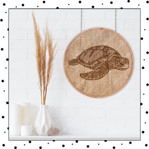 Laser File Turtle SVG DXF PNG Laser Engraving Turtle Gift Animal Turtle ...