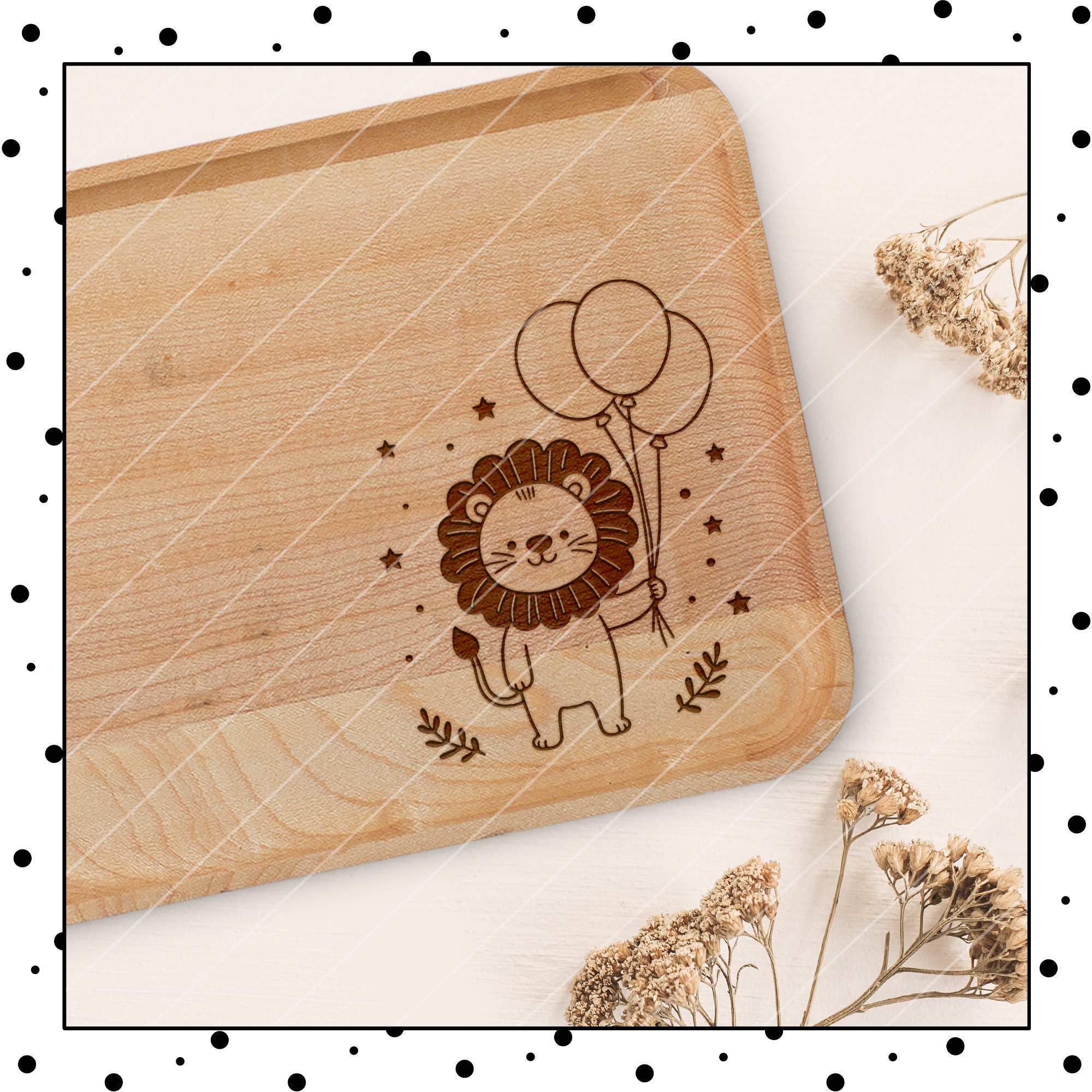 Plotter File Lion SVG Eps DXF PNG | Digistamp Cute Lion Laser File ...