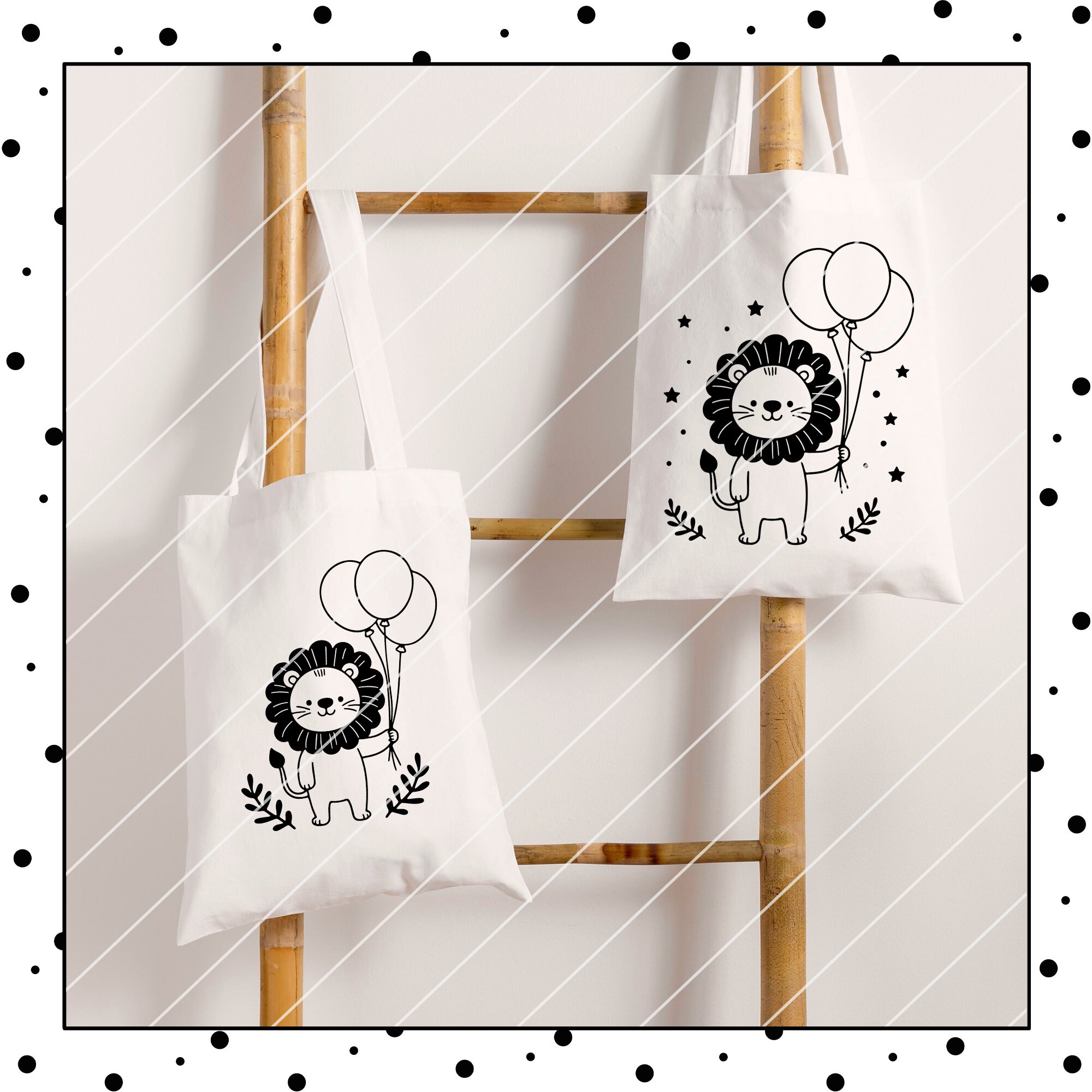 Plotter File Lion SVG Eps DXF PNG | Digistamp Cute Lion Laser File ...