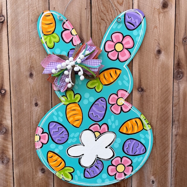 Bunny Door Hanger - Etsy