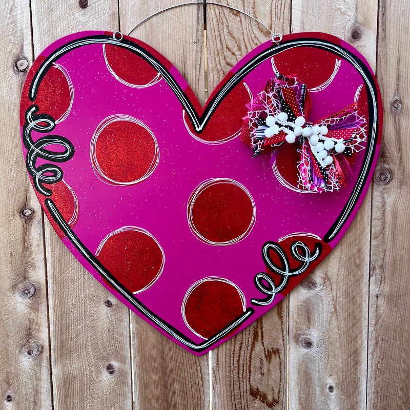 Heart Door Hanger - Etsy
