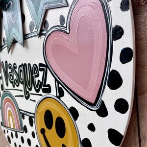 Teacher Door Hanger, Classroom Door Hanger, Back to School, Retro Door ...