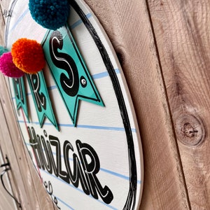 Teacher Door Hanger, Classroom Door Hanger, Back to School, Classic ...