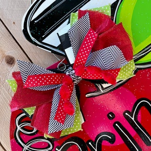 Teacher Door Hanger, Classroom Door Hanger, Back to School, Apple Door ...