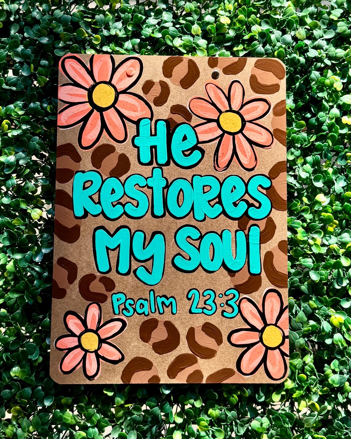 Hand Painted Floral Clipboard, Christian Bible Study Gift - Etsy