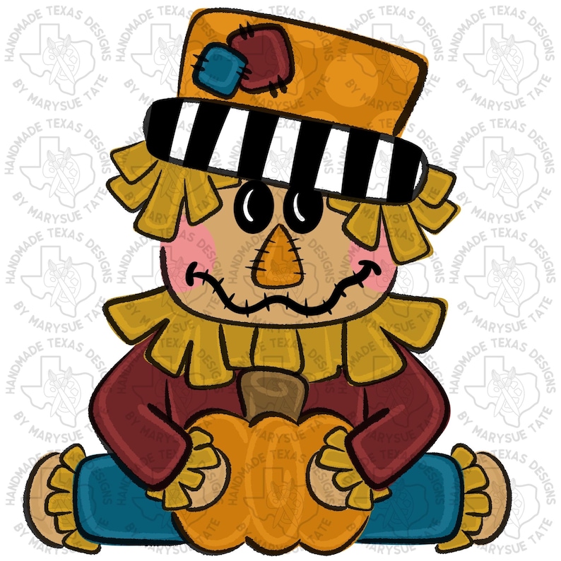 Scarecrow Door Hanger Template: Fall Thanksgiving Decor (digital ...