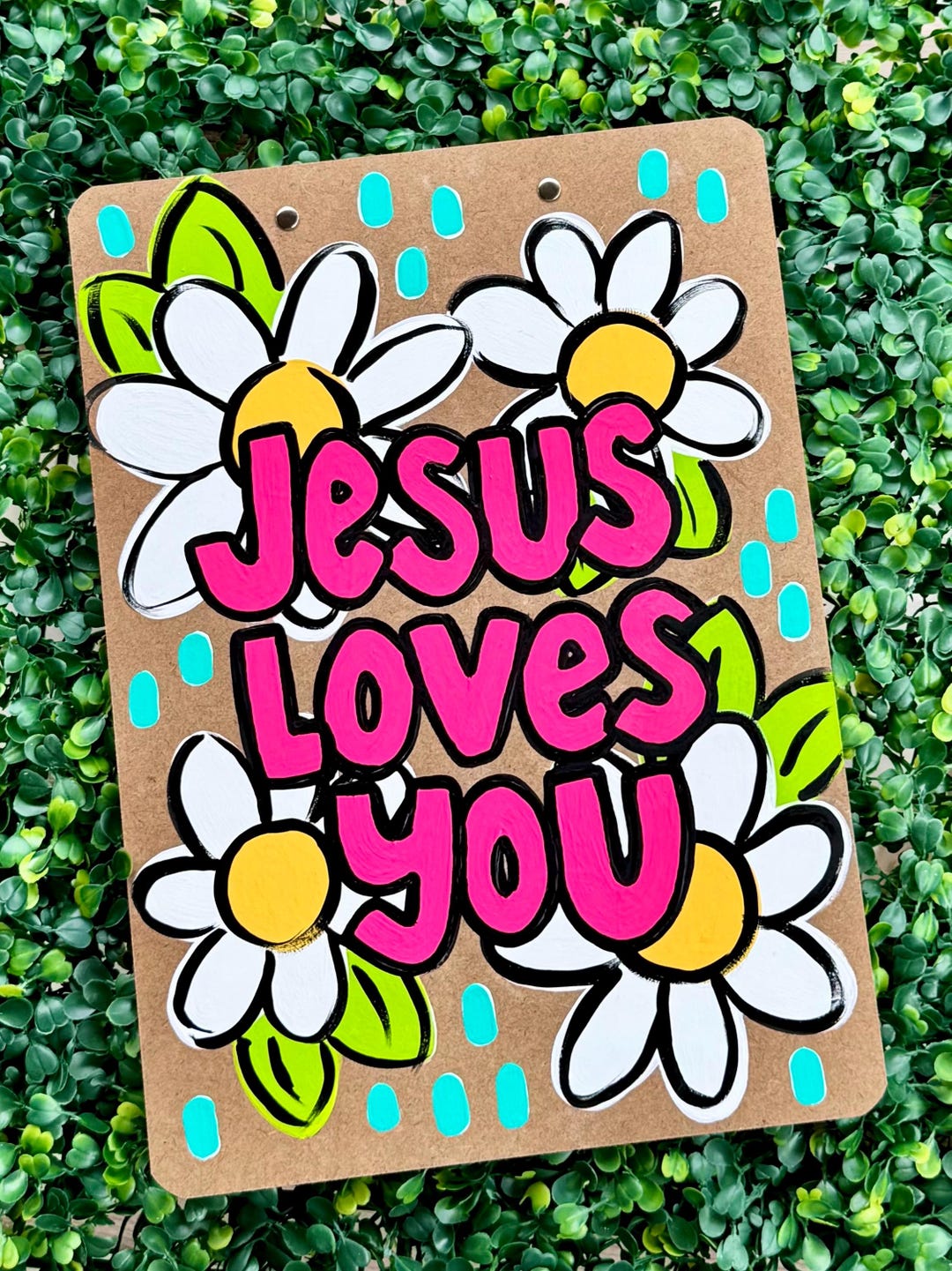 Bible Study Supplies, Bible Journaling Supplies, Hand Painted Clipboard ...