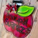 Teacher Door Hanger, Classroom Door Hanger, Back to School, Apple Door ...