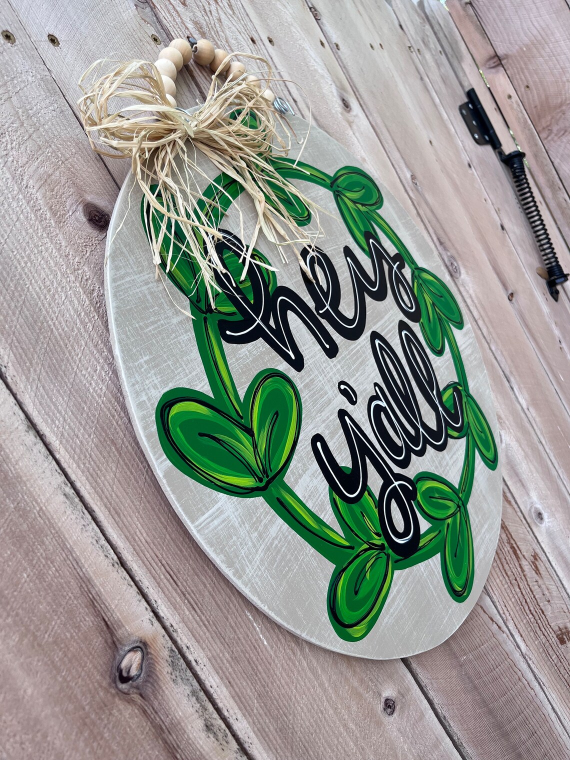 Everyday Door Hanger, Year Round Door Hanger, Hey Y’all Door Hanger ...