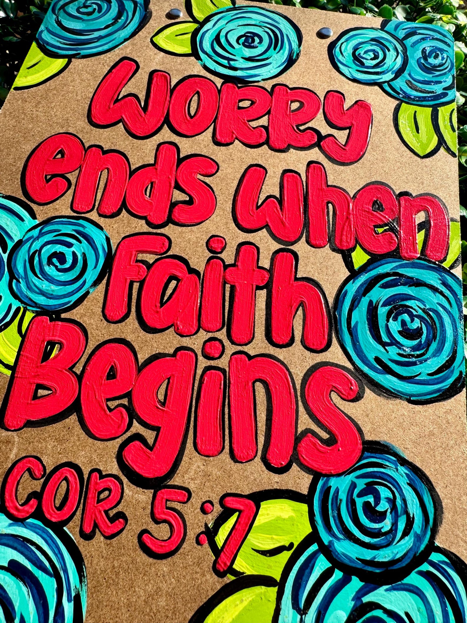 Bible Study Supplies, Bible Journaling Supplies, Hand Painted Clipboard ...