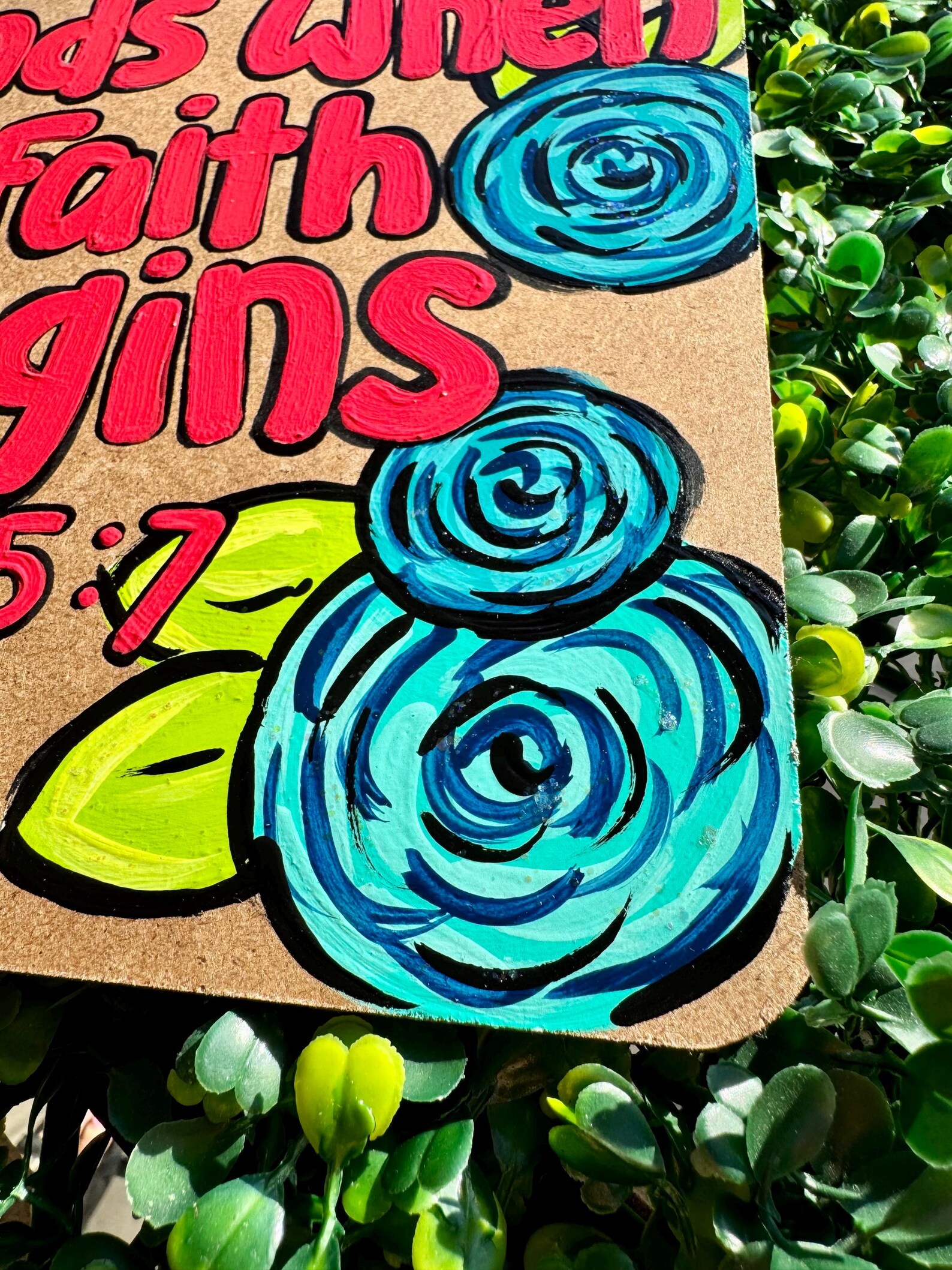 Bible Study Supplies, Bible Journaling Supplies, Hand Painted Clipboard ...
