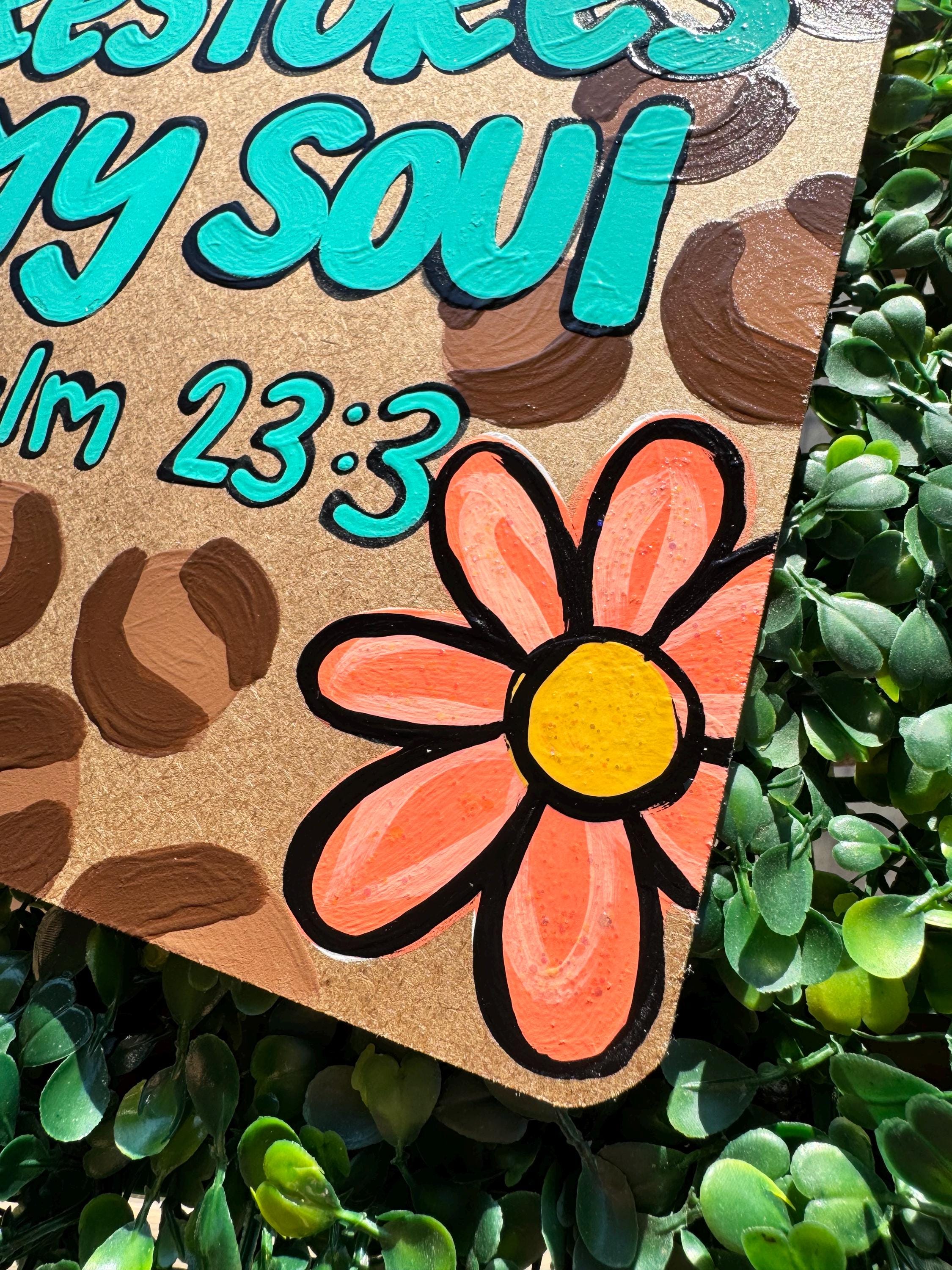 Hand Painted Floral Clipboard, Christian Bible Study Gift - Etsy