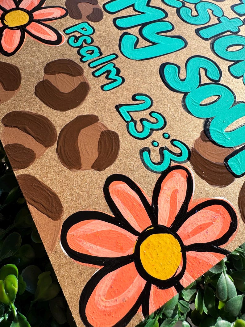 Hand Painted Floral Clipboard, Christian Bible Study Gift - Etsy