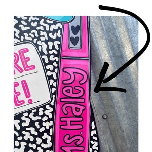 Teacher Door Hanger, Classroom Door Hanger, Back to School, Retro Door ...