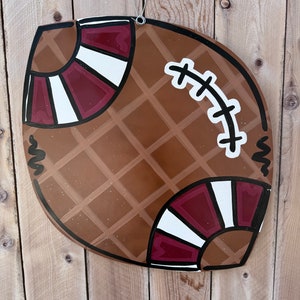 Football Doorhanger, High School Football Door Hanger, College Door ...