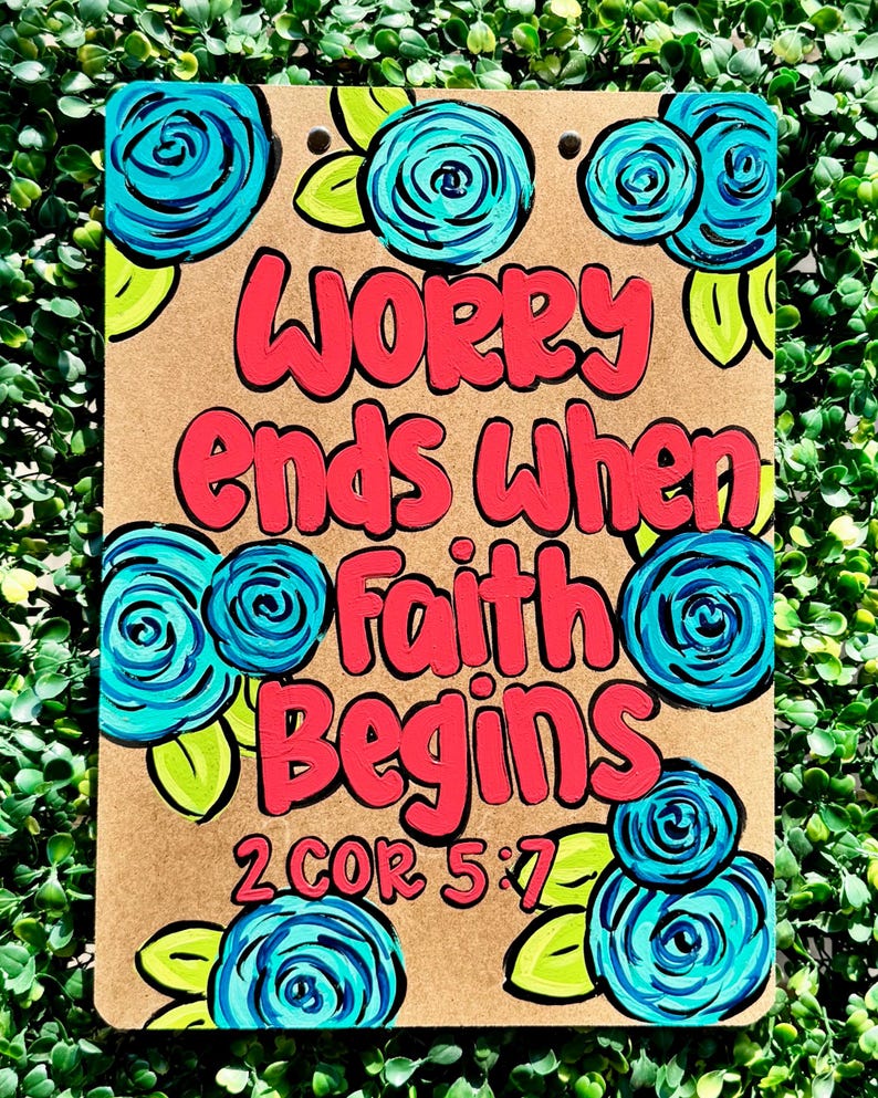 Bible Study Supplies, Bible Journaling Supplies, Hand Painted Clipboard ...