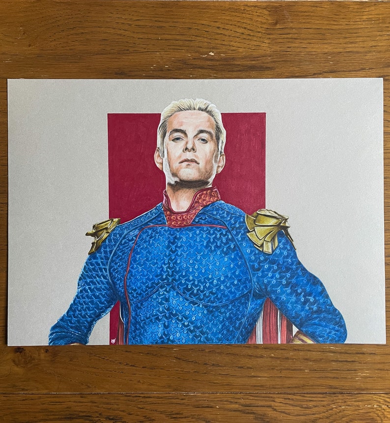 Homelander Fine Art Portrait - Etsy