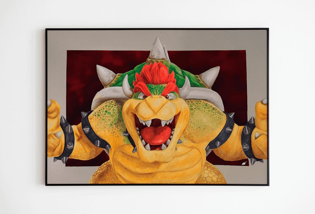 Bowser Fine Art Portrait - Etsy