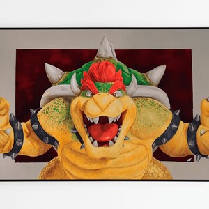 Bowser Fine Art Portrait - Etsy