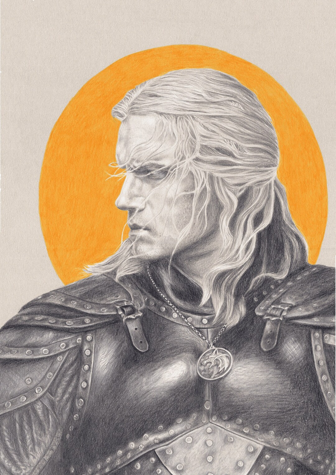 The Witcher Fine Art Portrait - Etsy