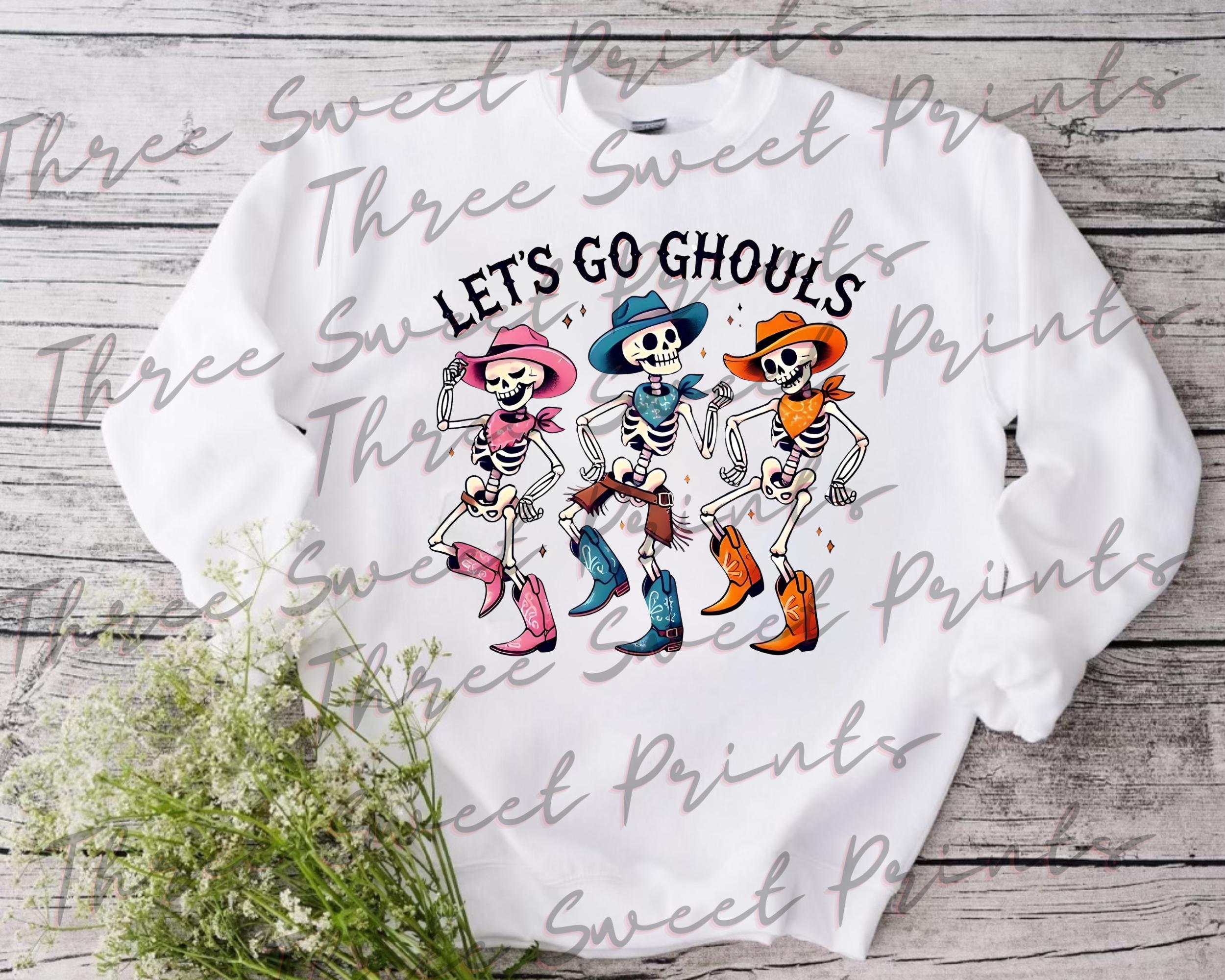 Let's Go Ghouls Png, Let's Go Ghouls Svg, Halloween Png, Skeleton Png ...