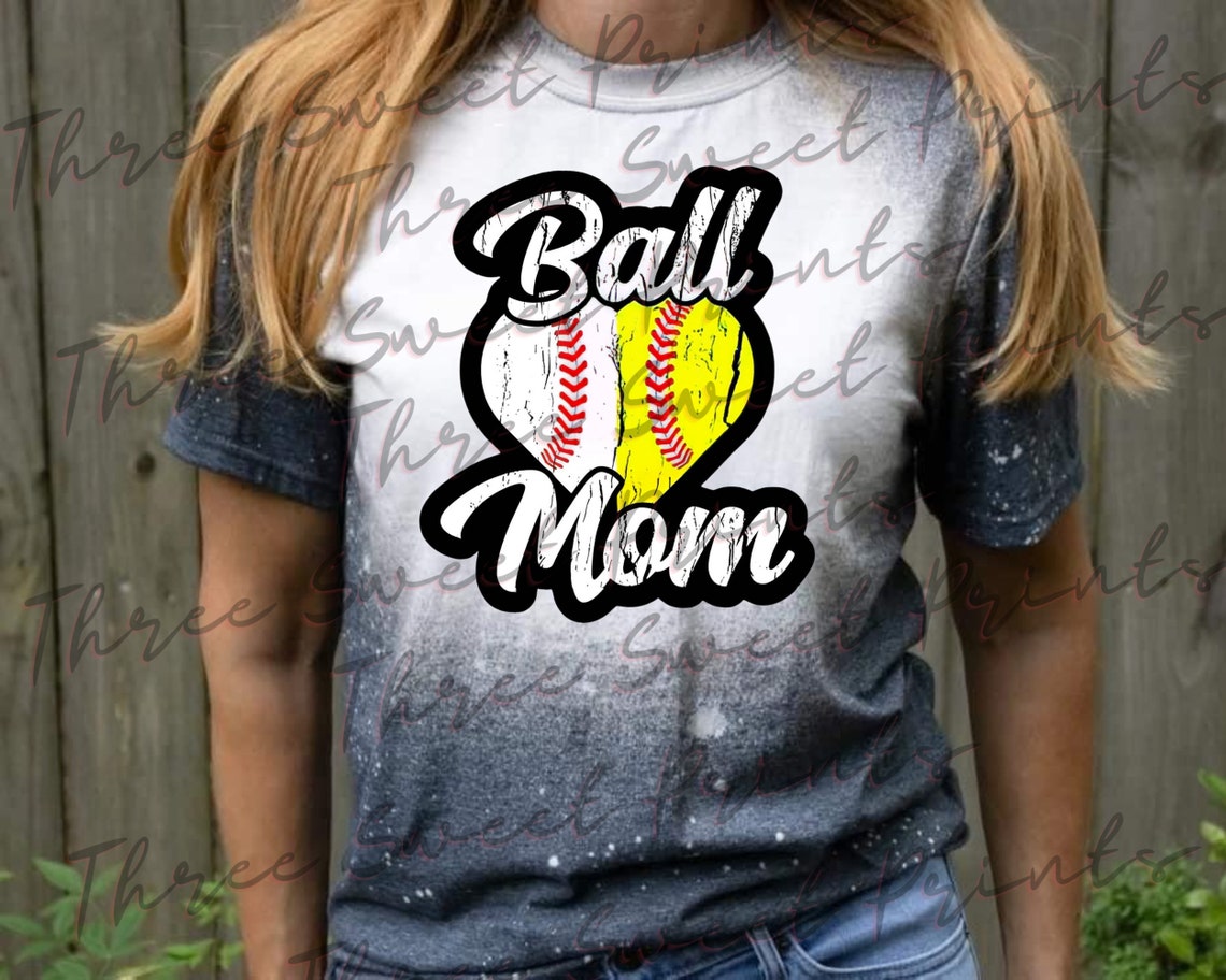 Ball Mom Png, Ball Mom Svg, Sports Mom Png, Sports Mom Svg, Mom of Both ...