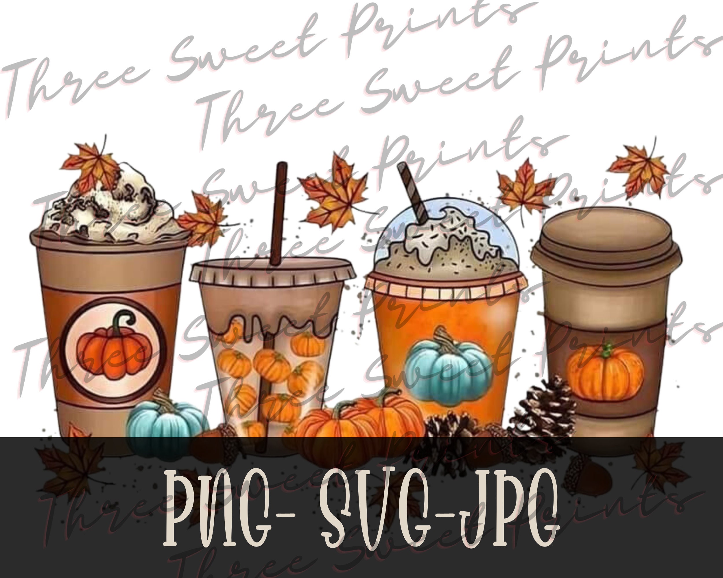 Fall Coffee PNG, Fall Coffee SVG, Coffee PNG, Fall Png, Fall Coffee ...