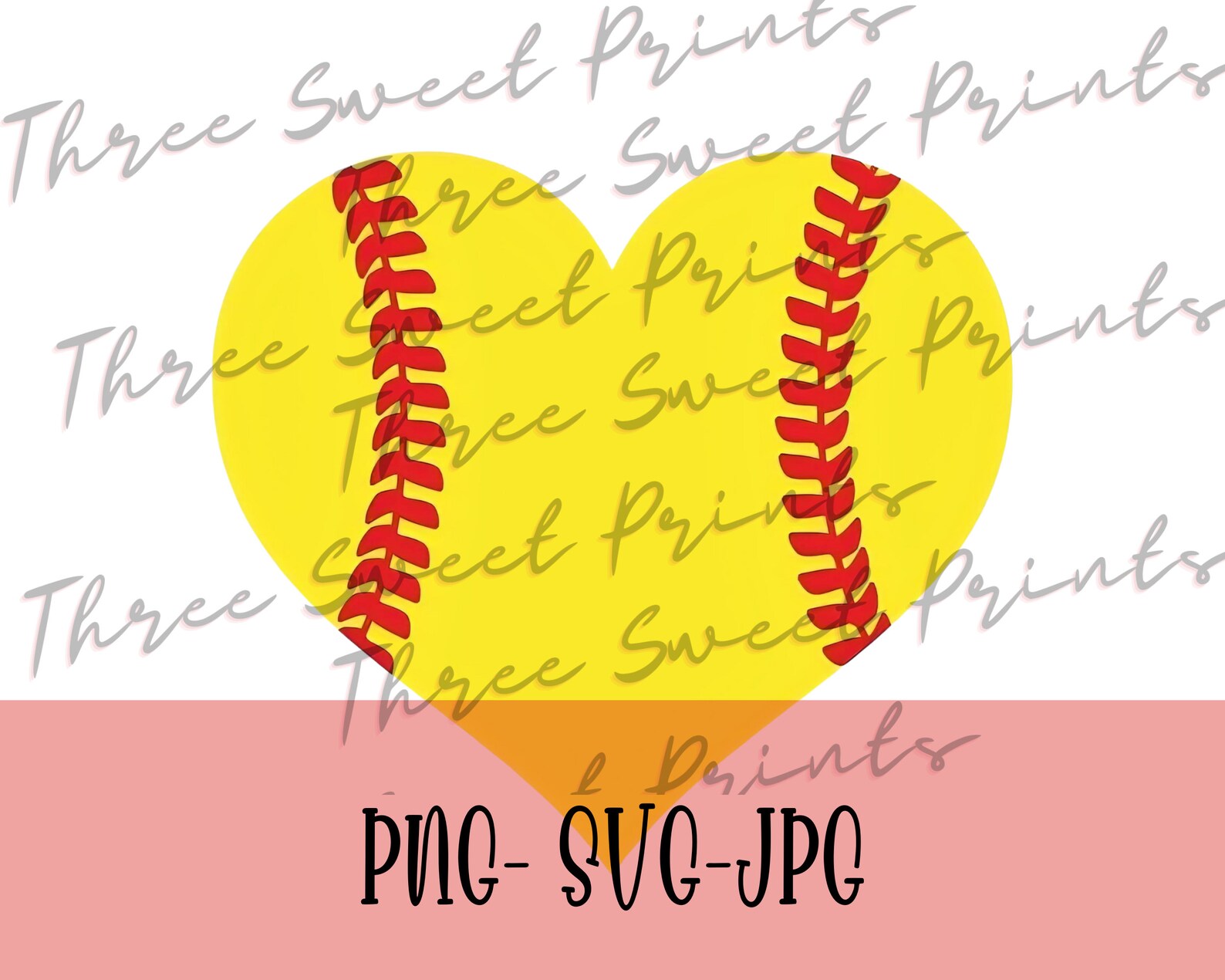 Softball Heart Png, Softball Heart Svg, Sports Girl Png, Softball Png ...