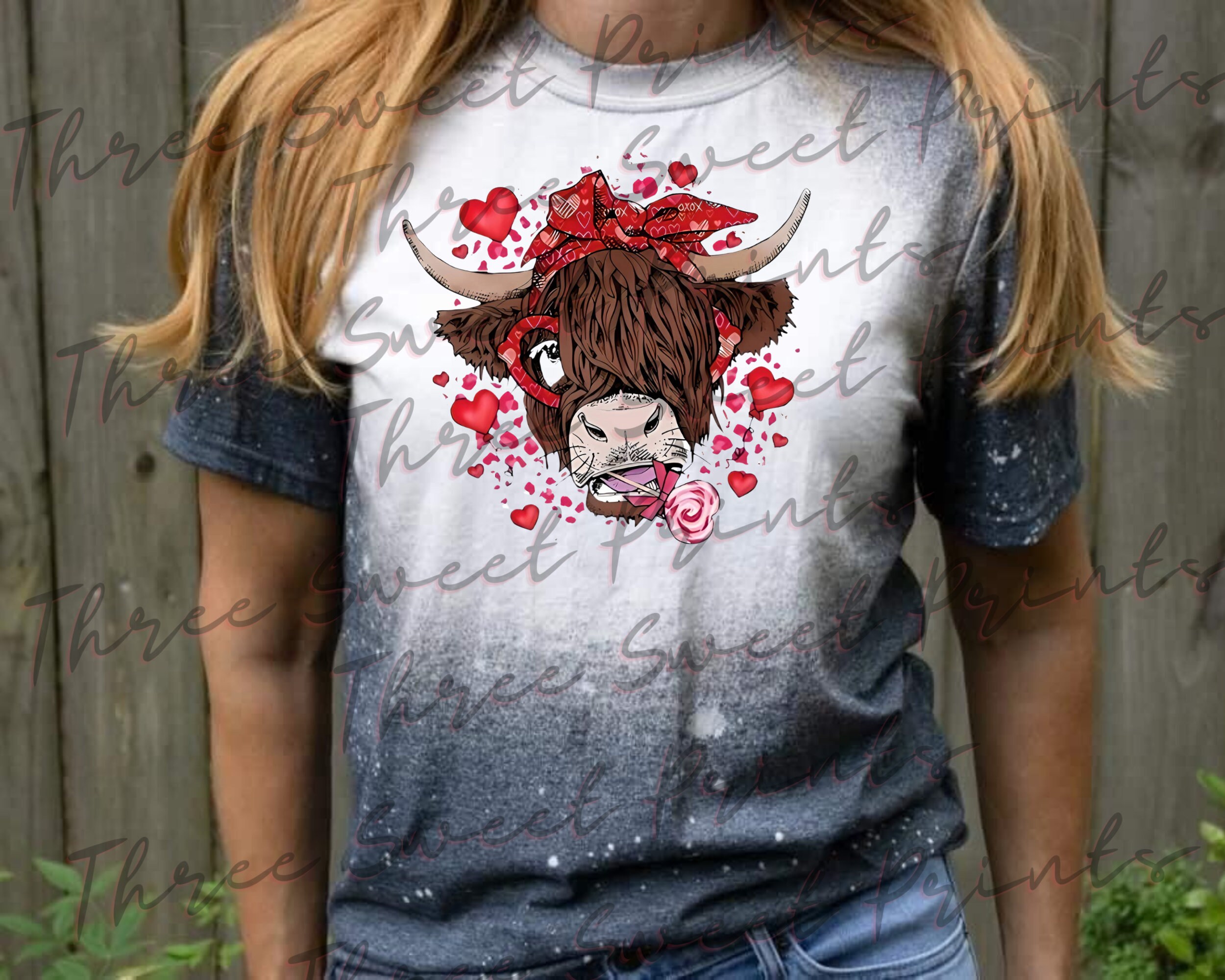 Cow Valentine Png, Cow Valentine Svg, Longhaired Cow Valentine Png ...