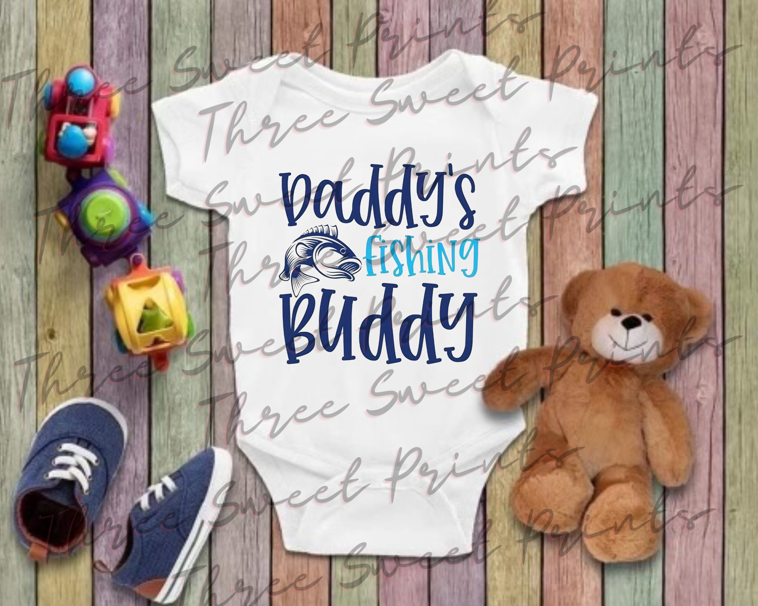 Daddy's Fishing Buddy Png, Daddy's Fishing Buddy Svg, Dad Son Shirt ...