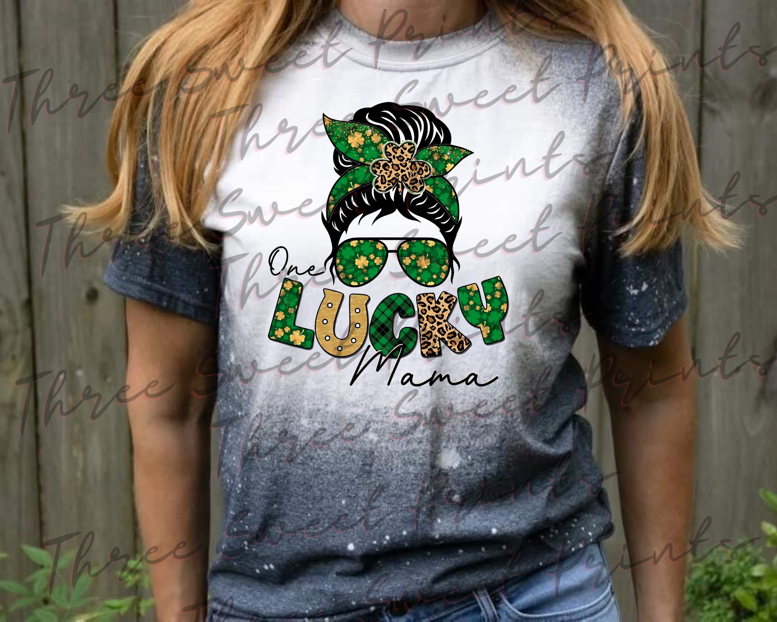One Lucky Mama Png, One Lucky Mama Svg, Mama Shirt, Mama Png, Mom Png ...