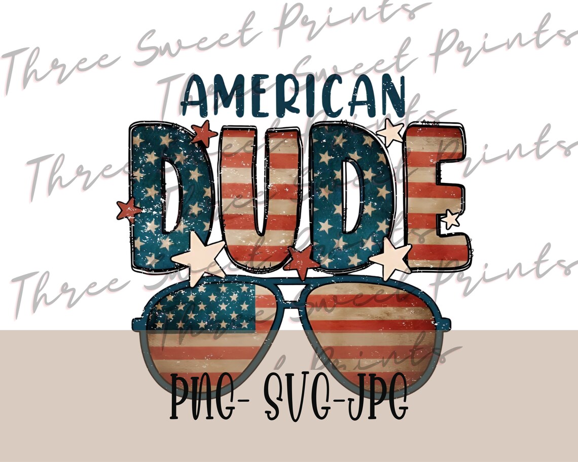 American Dude Png, American Dude Svg, Boys Fourth of July Png ...