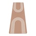 Beige Boho Rainbow Cute Yoga Mat, 70x24 Custom Personalized Yoga Mat ...